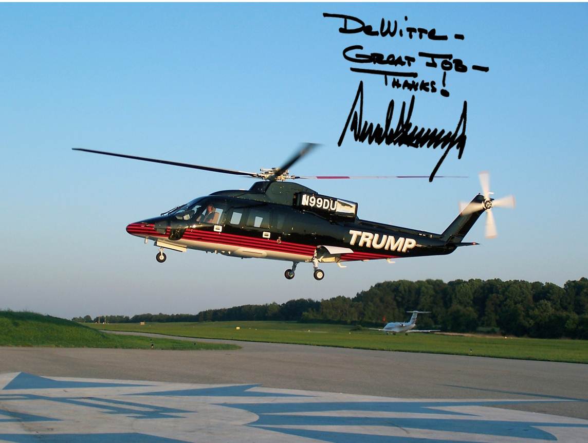 Donald Trump Helicopter Interior